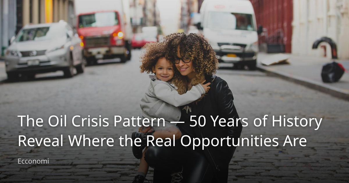 The Oil Crisis Pattern — 50 Years of History Reveal Where the Real ...